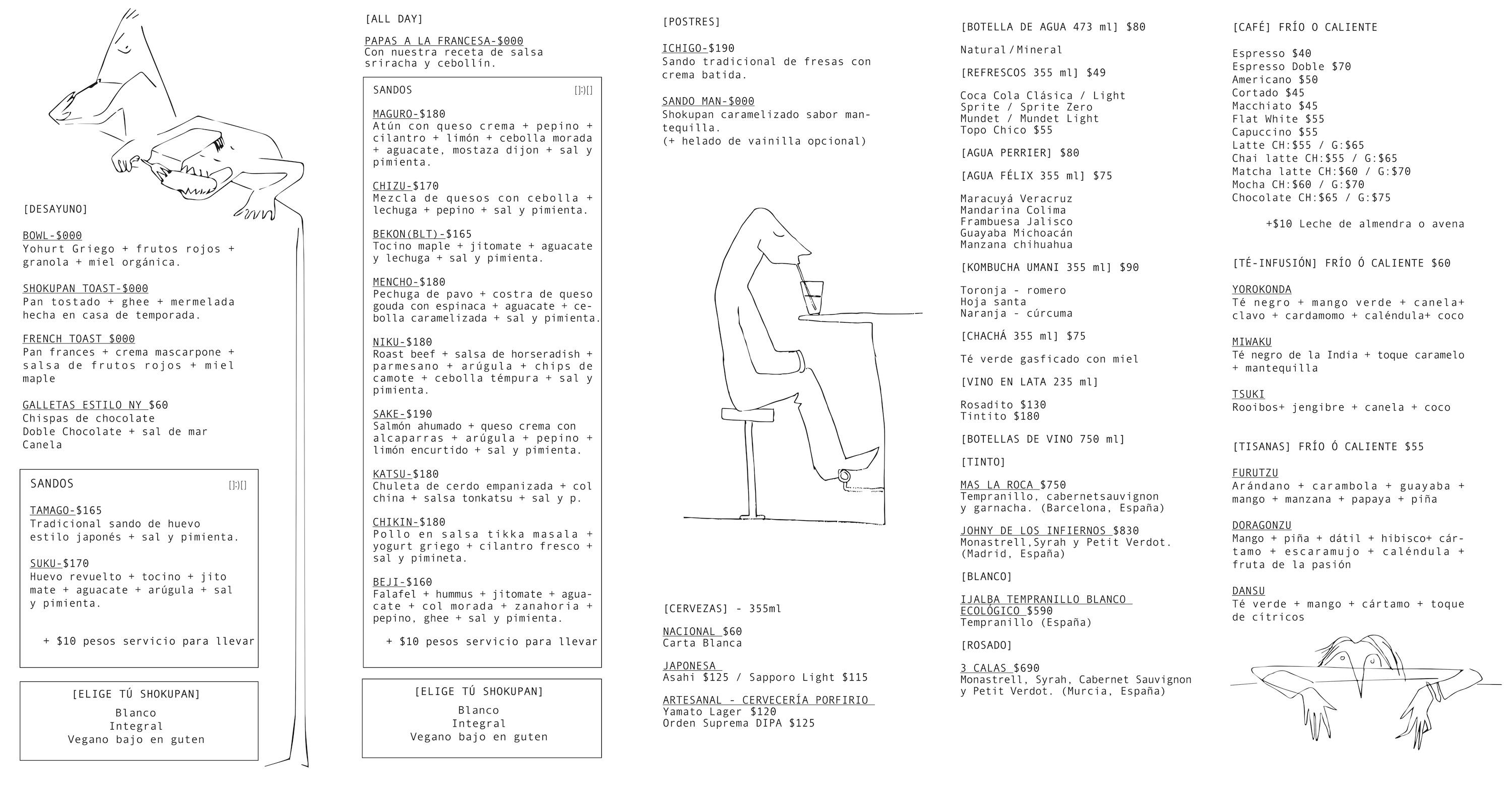 Menú - Sando